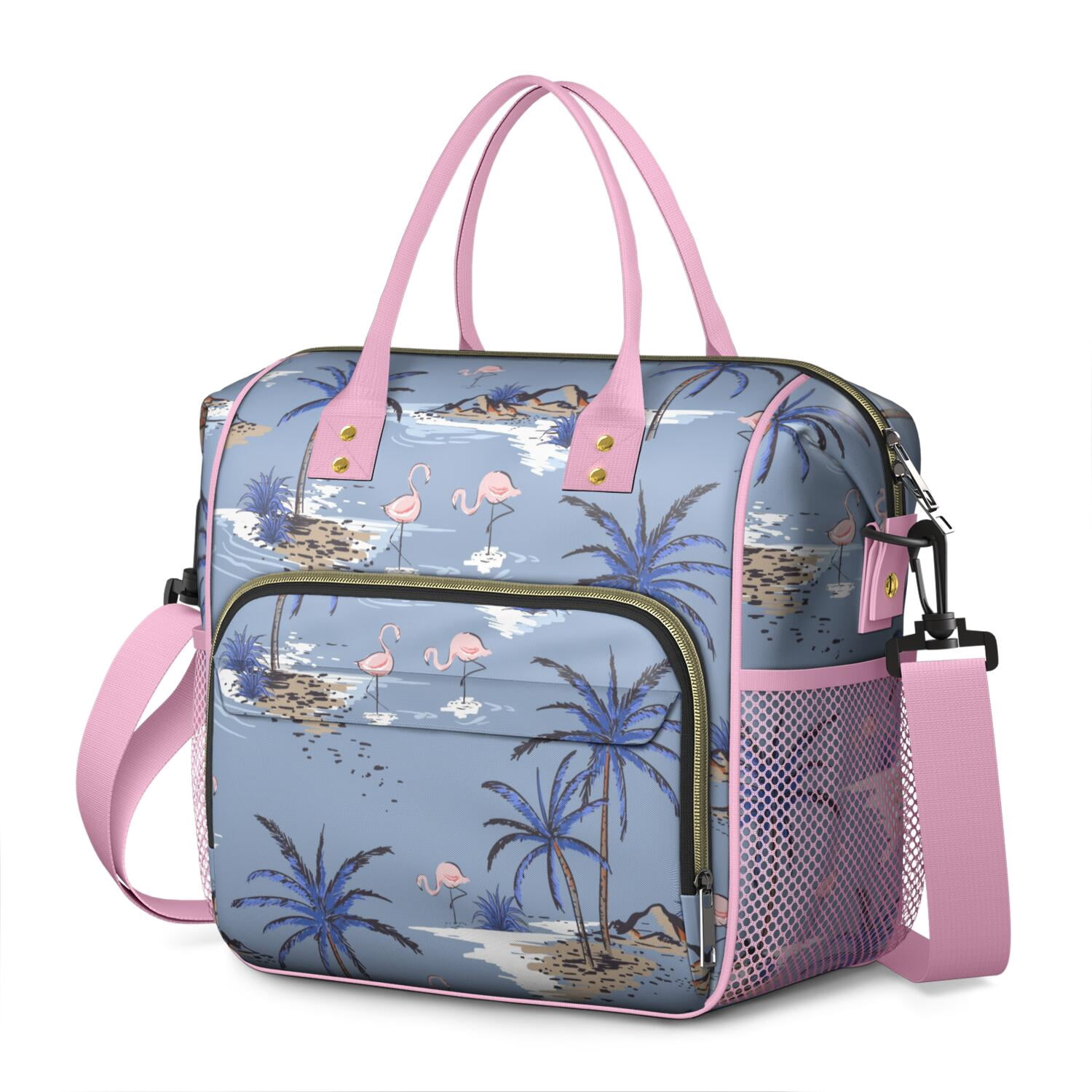 Hawaiian Tropical Island Insulated Lunch Bag – Waterproof Lunch Box ...