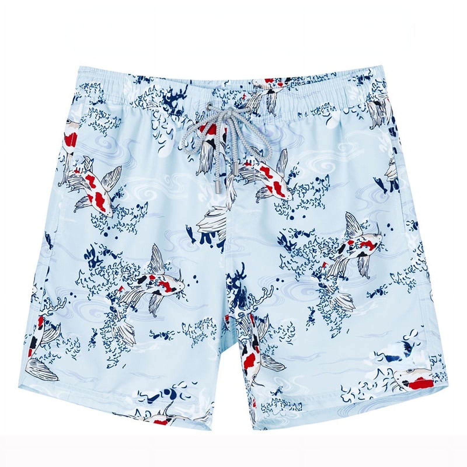 Hawaiian Tropical Plants 3d Print Beach Shorts Men Summer Street Short ...