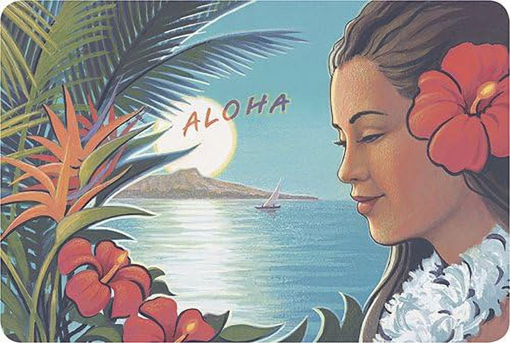 Hawaiian Vintage Postcards Pack Of 30 - Aloha Moonrise By Kerne ...
