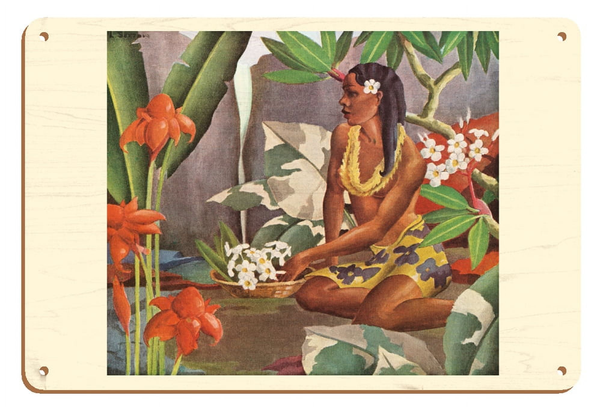 Hawaiian Wahine (Woman) - Dole Pineapple Company - Vintage Magazine ...