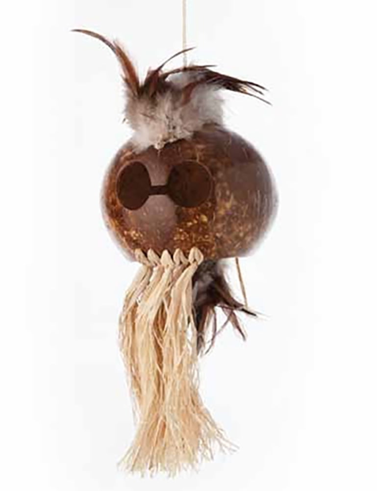 Hawaiian Warrior Helmet Mask Natural Large Makini - Walmart.com