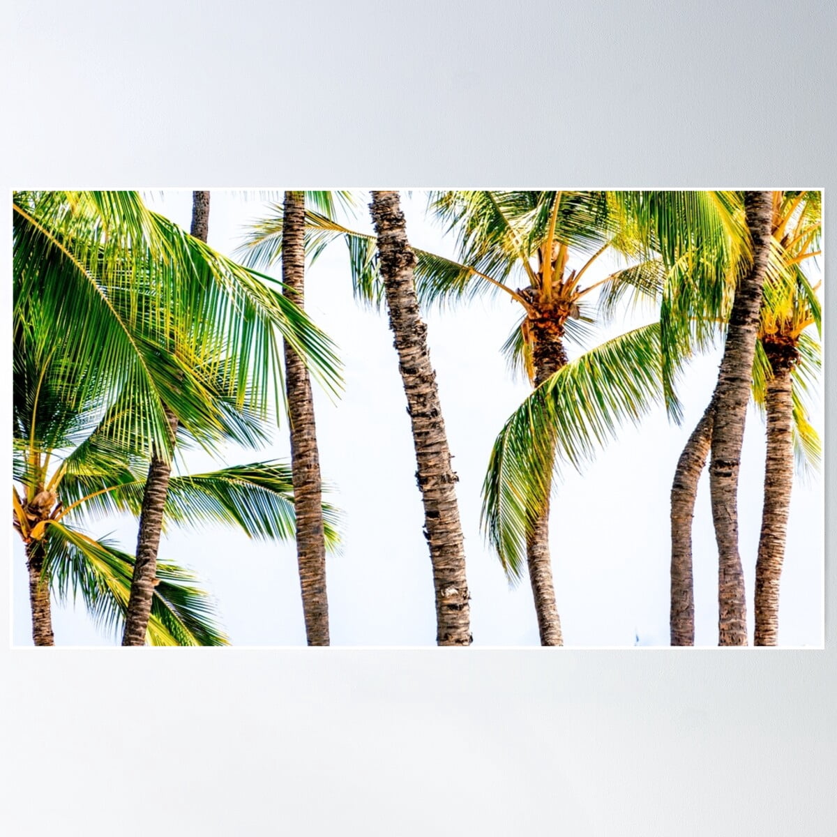 Hawaiin Breeze Poster Wall Art, Modern Wall Decor For Living Room ...