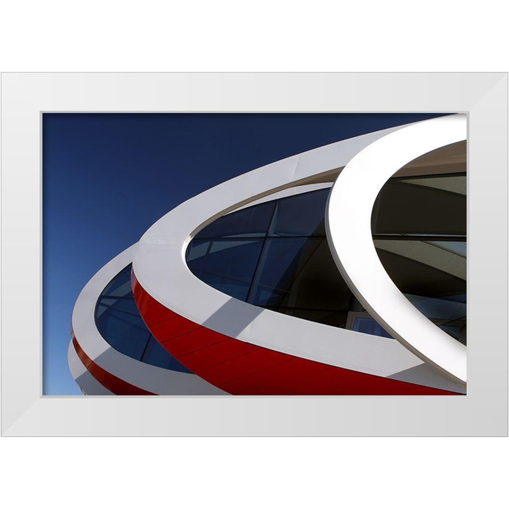 Hawerkamp, Hans-Wolfgang 24x17 White Modern Wood Framed Museum Art ...