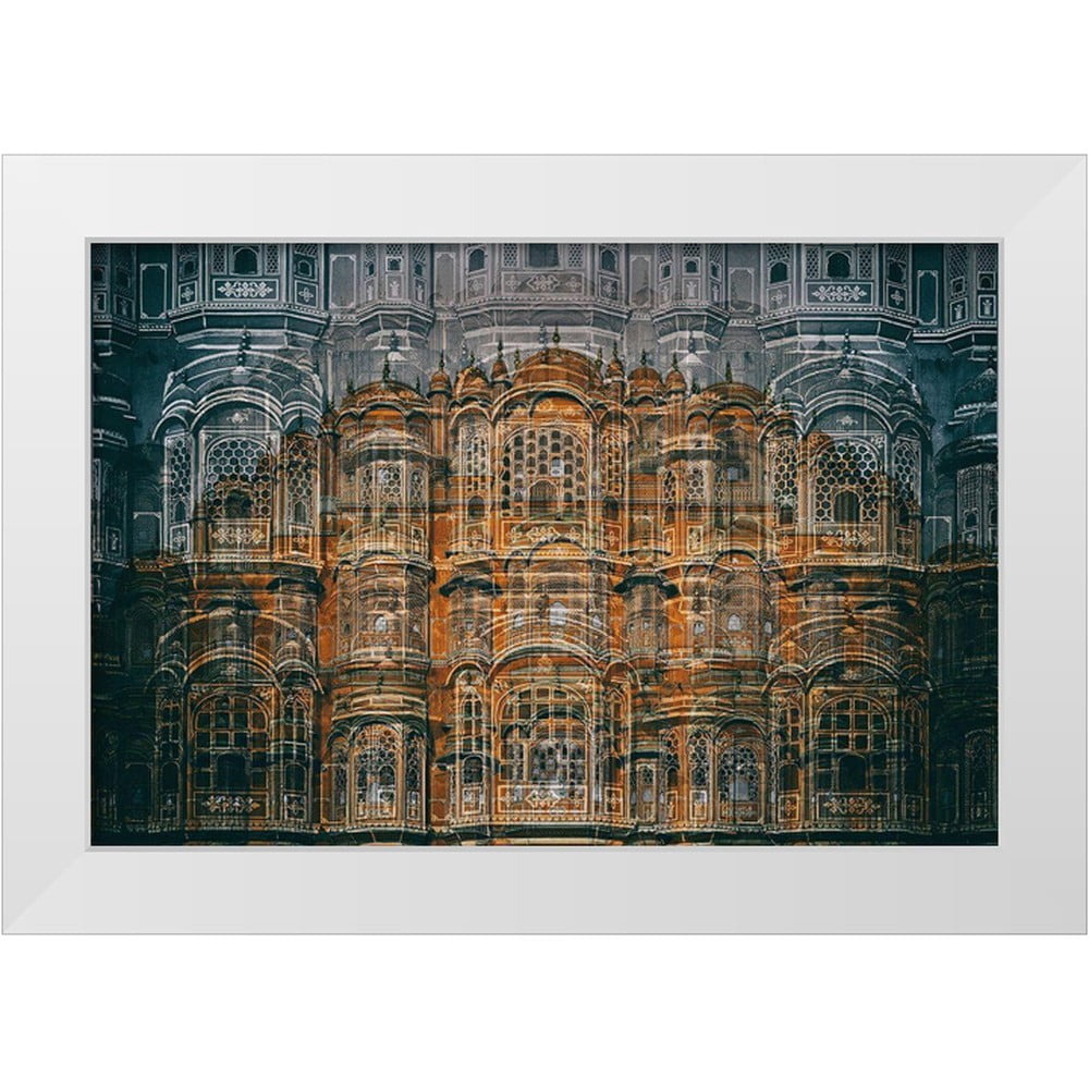 Hawerkamp, Hans-Wolfgang 32x23 White Modern Wood Framed Museum Art ...