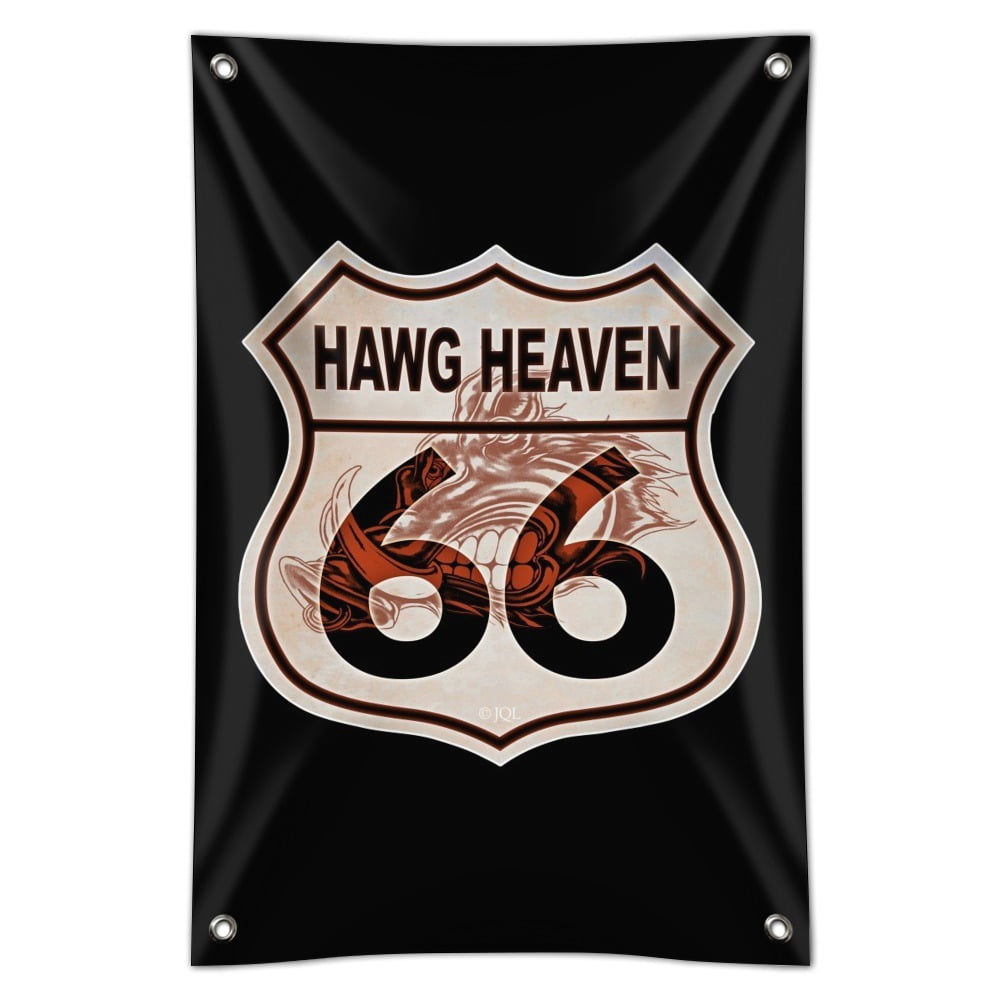 Hawg Heaven Route 66 Highway Hog Biker Motorcycle Home Business Office ...