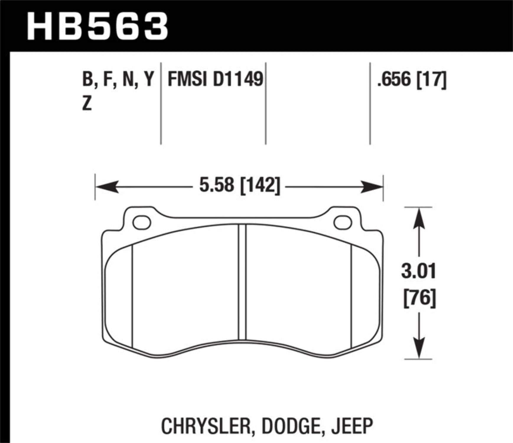 Hawk 06-07 Dodge Magnum SRT8 / 06-09 Challenger SRT8 / 05-07/09 ...
