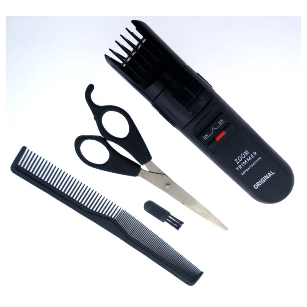 Hawk 5-Piece Hair & Beard Grooming Set | Electric Zoom Trimmer | Sleek ...