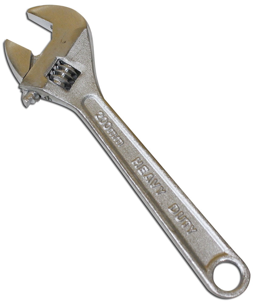 Hawk 8" Chrome Adjustable Wrench - Walmart.com