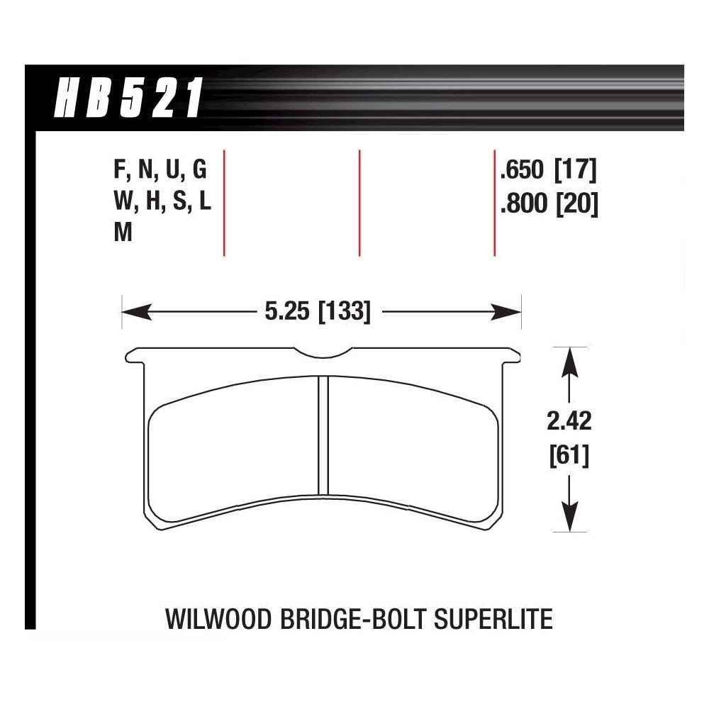 Hawk Brake SL Bridgebolt DTC-30 - Walmart.com