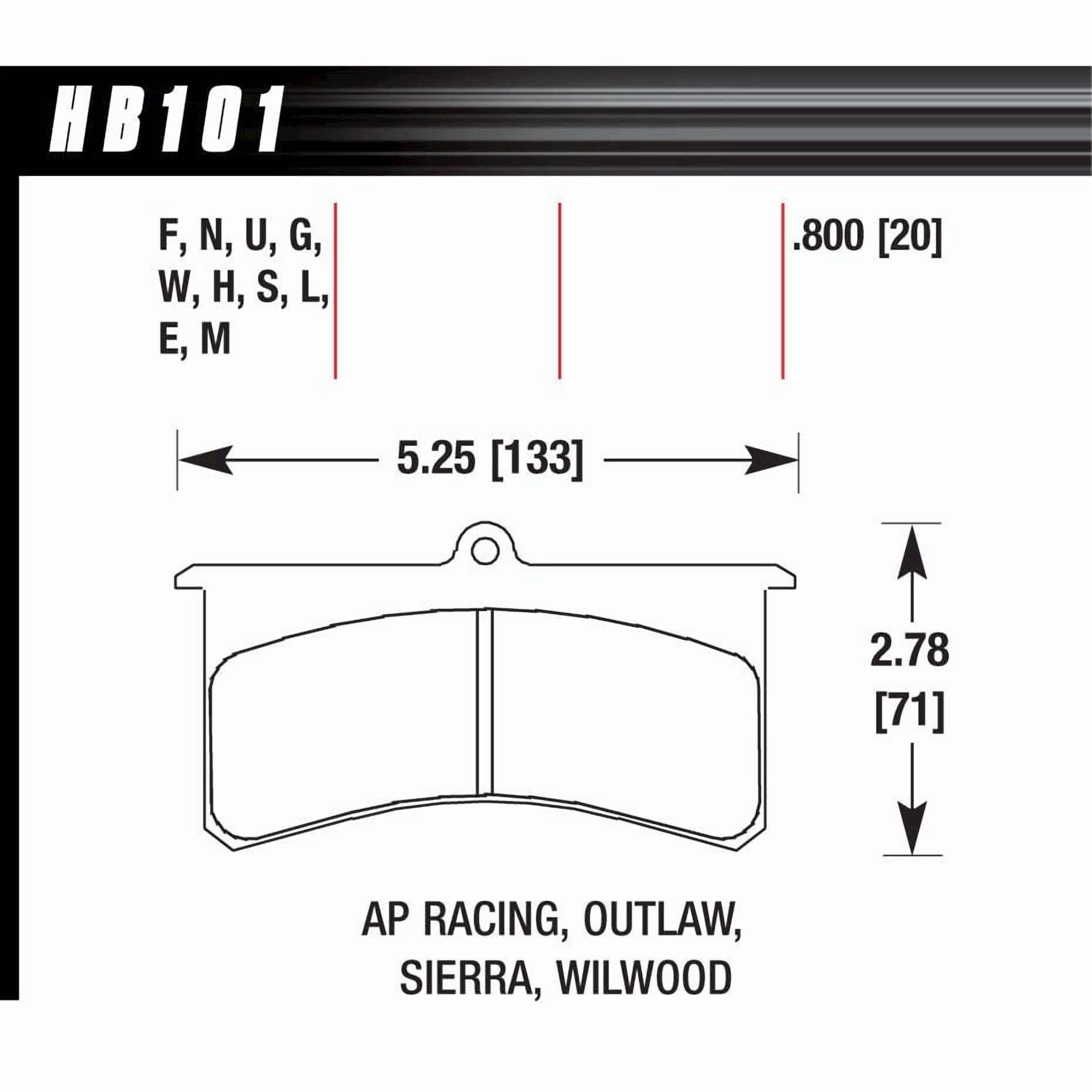 Hawk Brake Superlite/Xl DTC-70 - Walmart.com