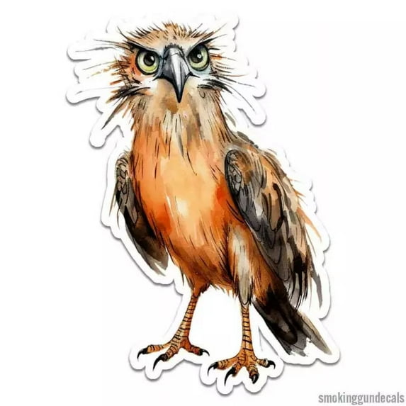 Hawk Falcon Sticker Indoor Outdoor Phone Decal Water Bottle Stickers ...