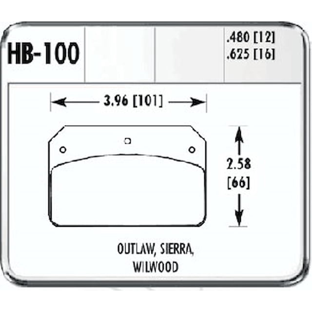 Hawk HB100J.480 Universal Aftermarket Race Caliper Including - Walmart.com