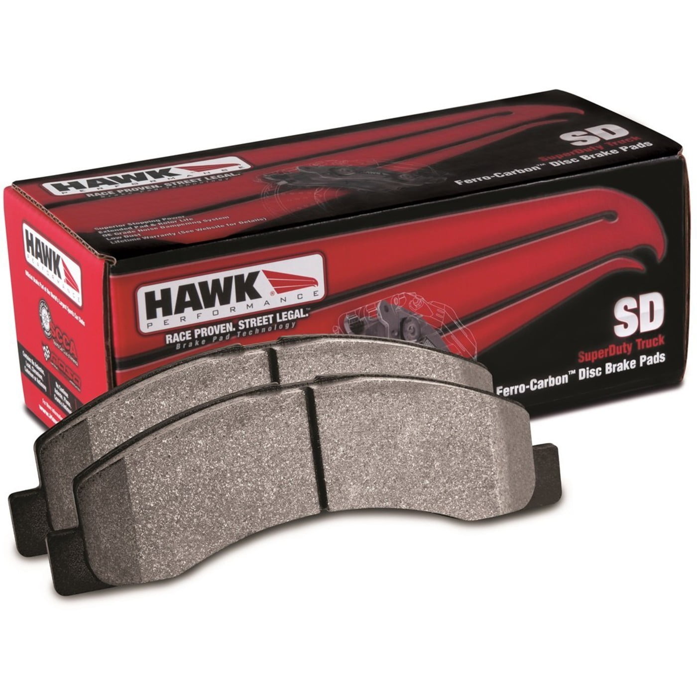 for Hawk HB547P.798 2-Wheel Set Brake Pad Sets for F450 F550 Trucks ...