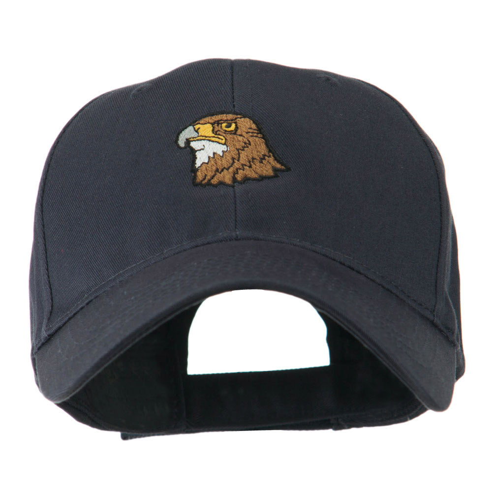 Hawk Head Mascot Embroidered Cap - Navy OSFM - Walmart.com