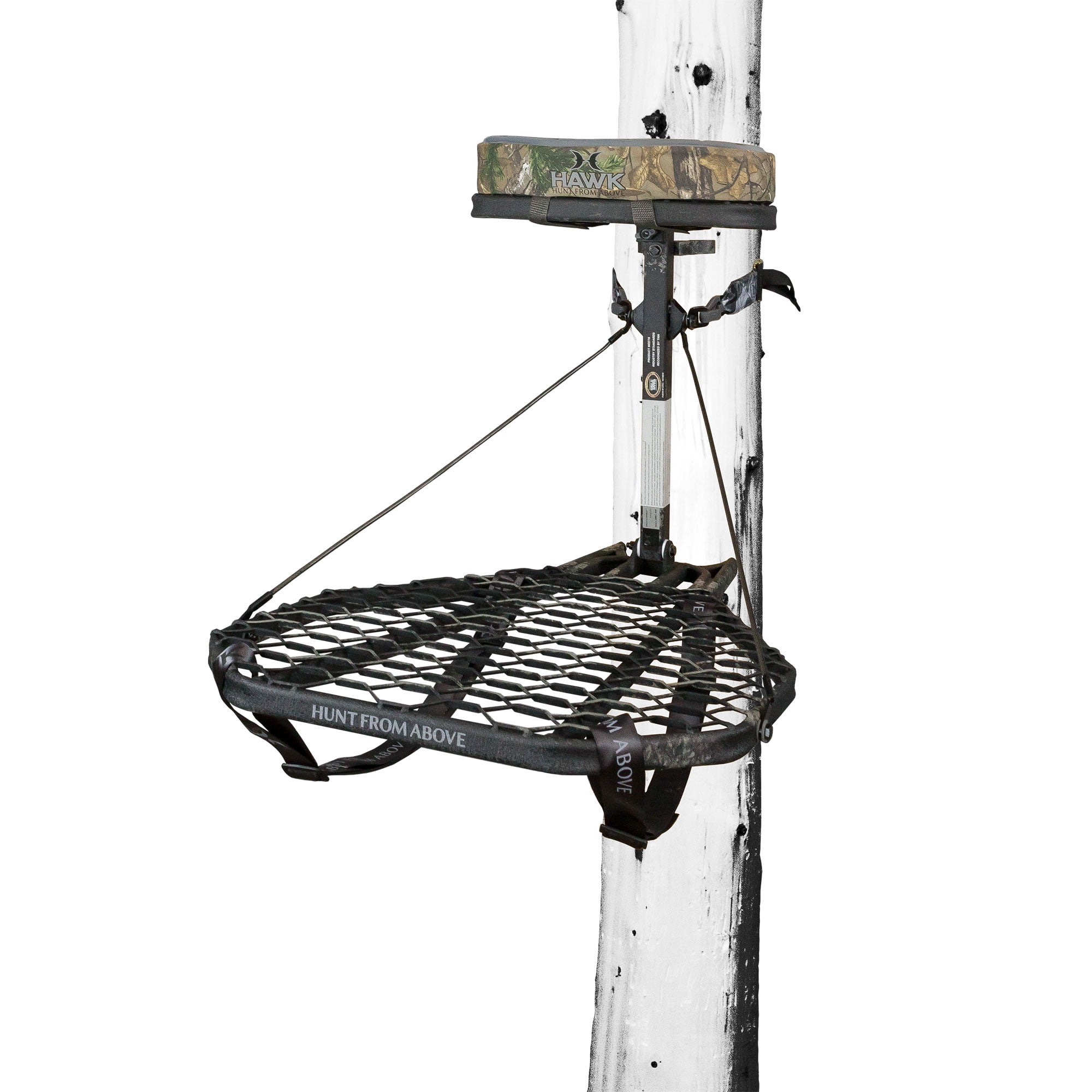 Hawk Mega Combat 1-Piece Hang-On Big Game/Shooting/Hunting Steel Tree ...