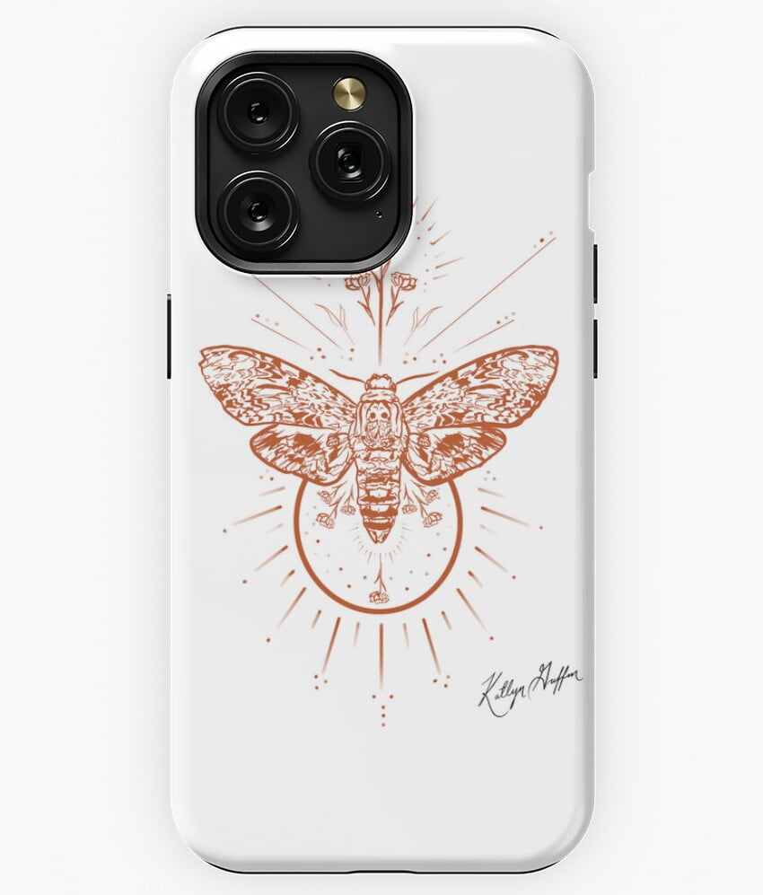 Hawk Moth Expand Insect Entomology Art G2190 Phone Case for iPhone17 16 ...