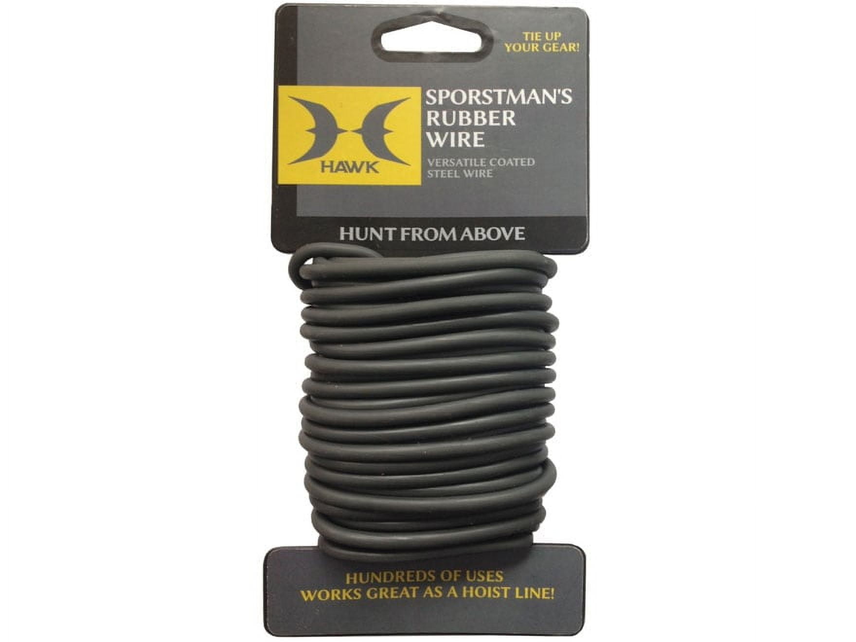 Hawk Sportsman's Rubber Coated Steel Wire Black - Walmart.com