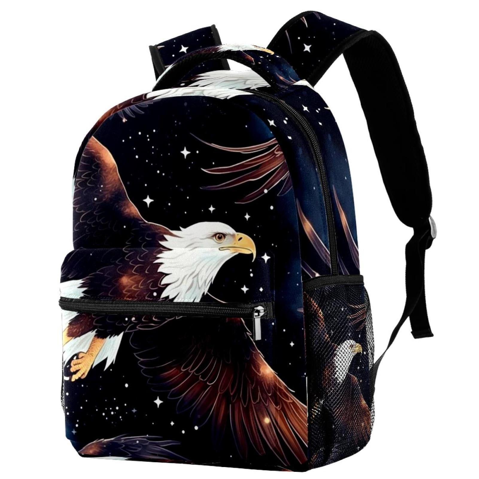 Hawk Starry Fly Pattern Casual Backpacks Lightweight Premium Backpack ...