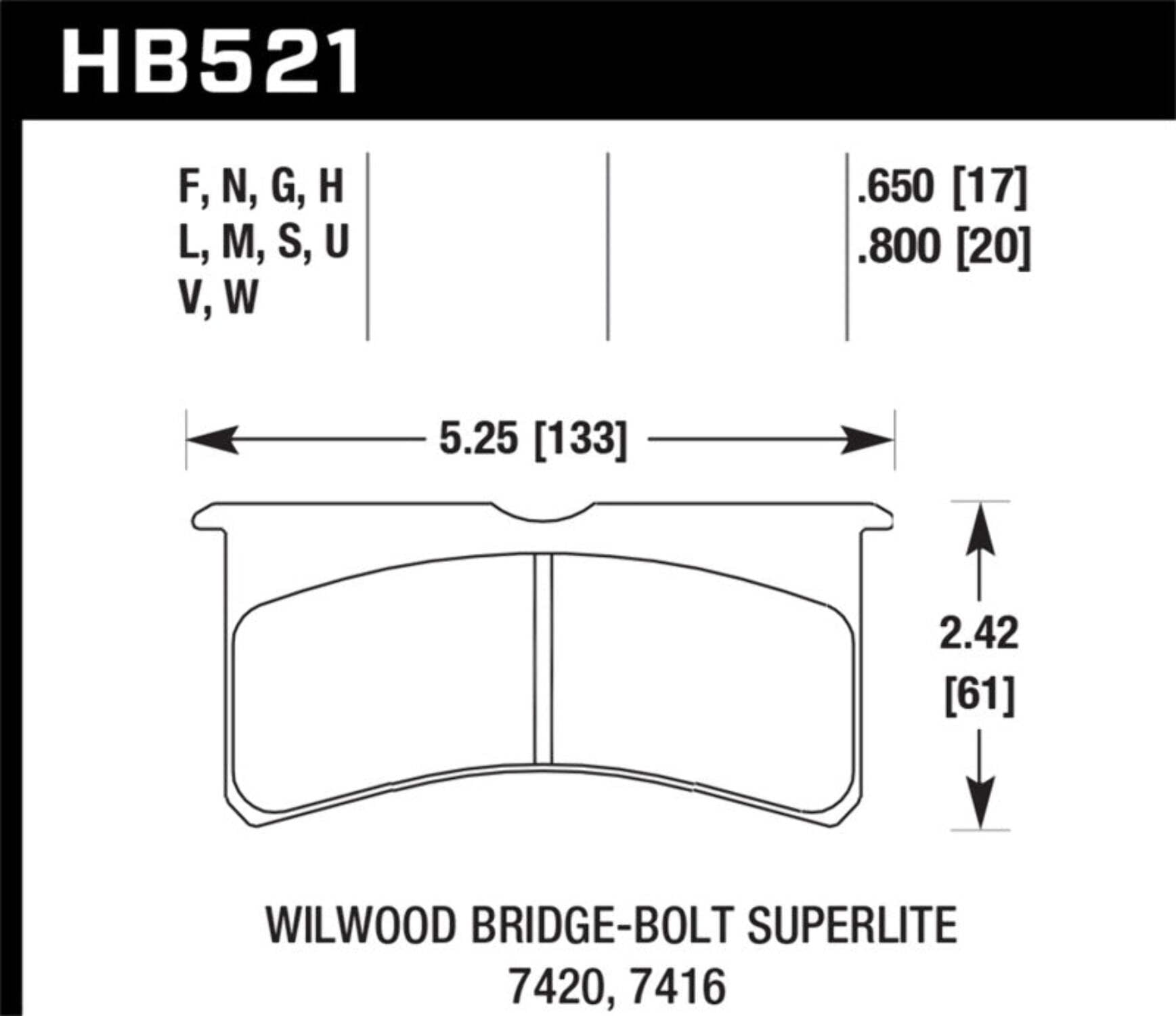 Hawk Wilwood Superlite HT-10 Race Brake Pads - Walmart Business Supplies