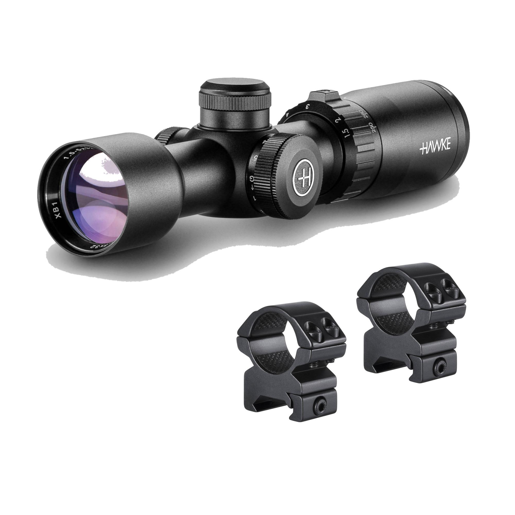 Killer Instinct Lumix Speed Ring 1.5 5 x 32 IR-E Crossbow Archery Scope ...