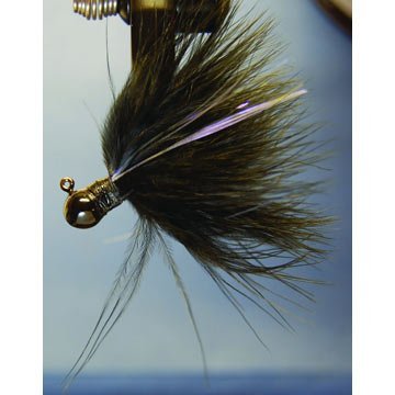 Hawken MB18004 Sy's Maribou Flash Jig, 1/8 oz, 1/0 Hook, Red - Walmart.com