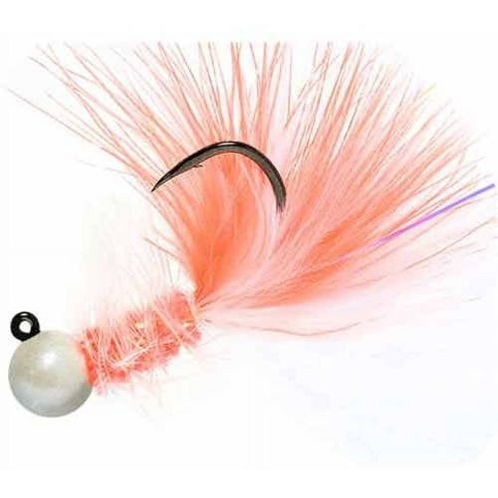 Hawken WB18007 Woolly Bugger Jig 1/8 oz, Orange/White - Walmart.com
