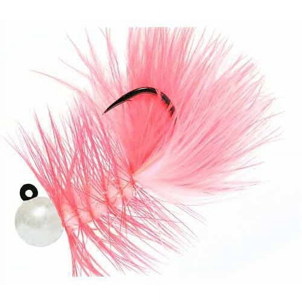 Hawken WB18009 Woolly Bugger Jig 1/8 oz, White/Pink - Walmart.com