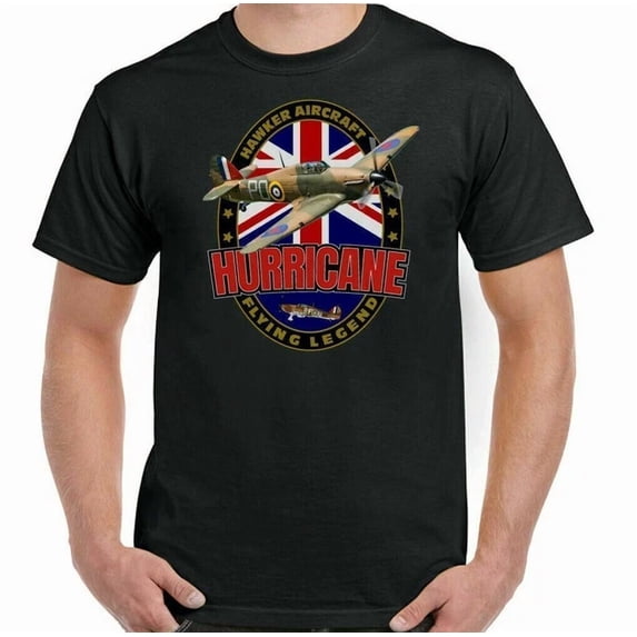 Hawker Hurricane T-Shirt Flying Legend Battle Of Britain Raf Wwii ...
