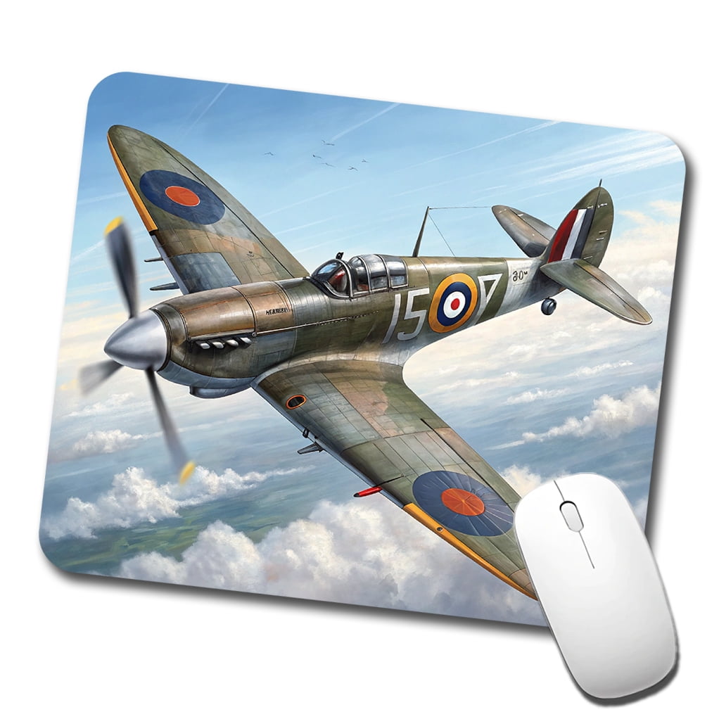 Hawker Hurricane WWII British Fighter Plane Mouse Pad Low Profile ...