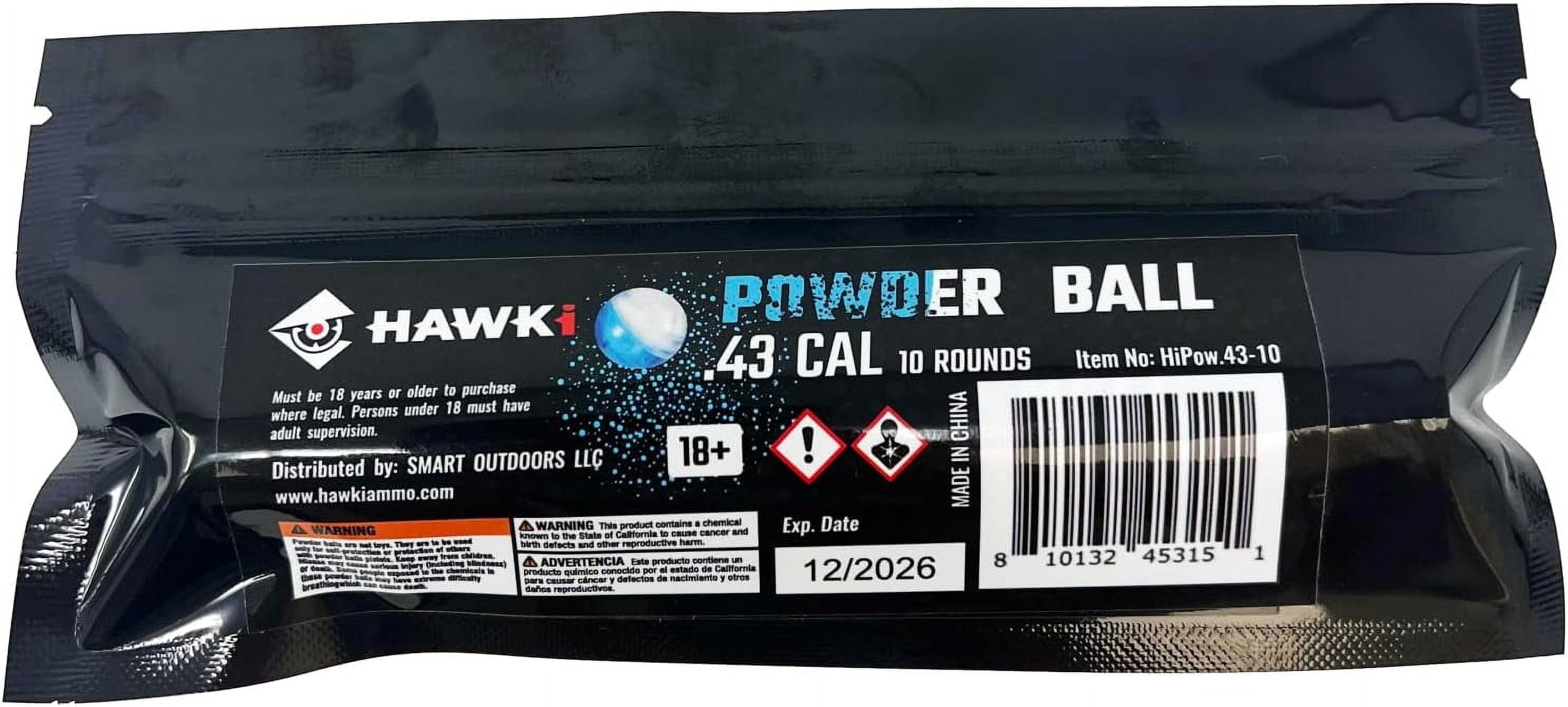 Hawki .50 Cal or .68 Cal Pepper Balls or Powder Balls Less Lethal for ...