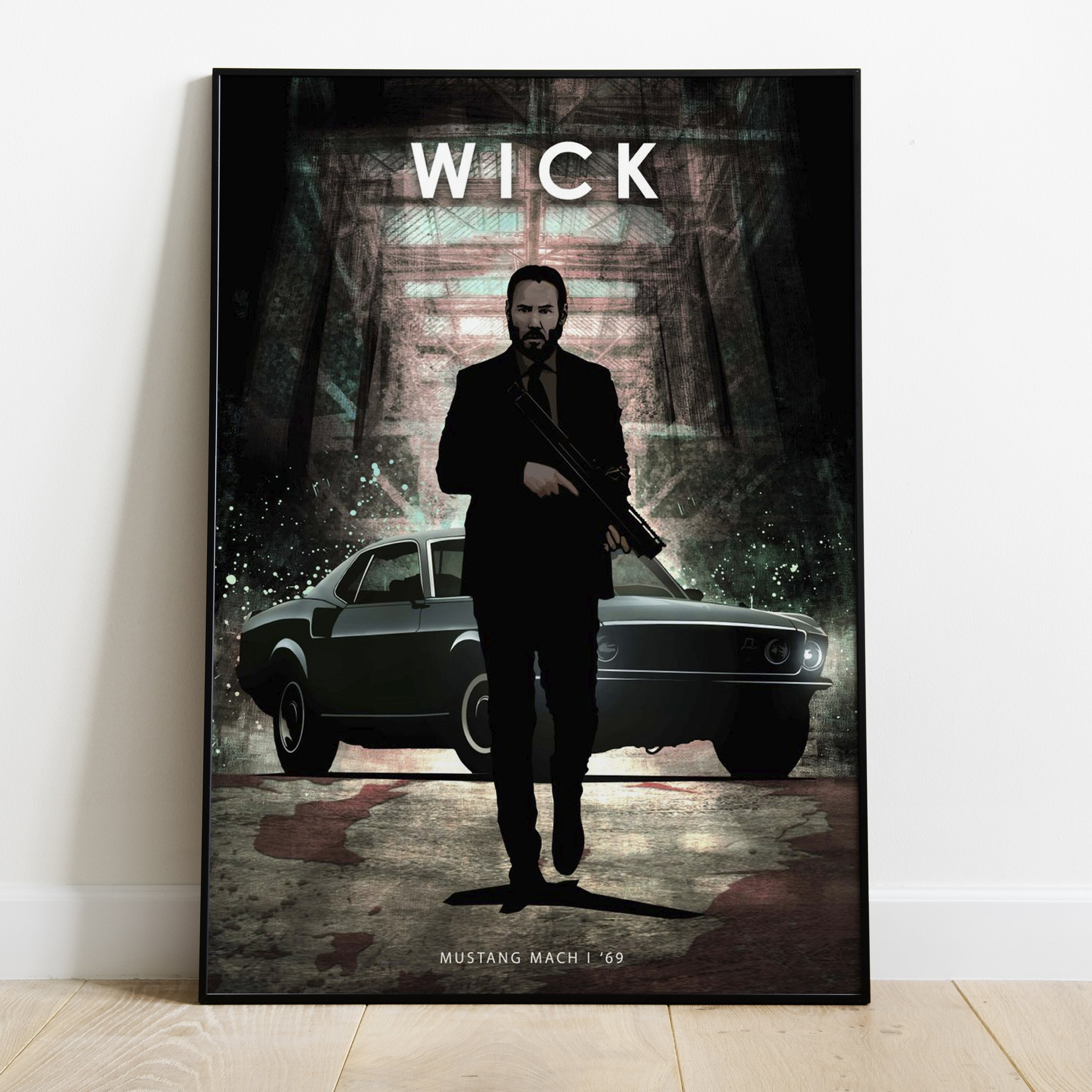HawkieBaby JOHN WICK Poster - Walmart.com
