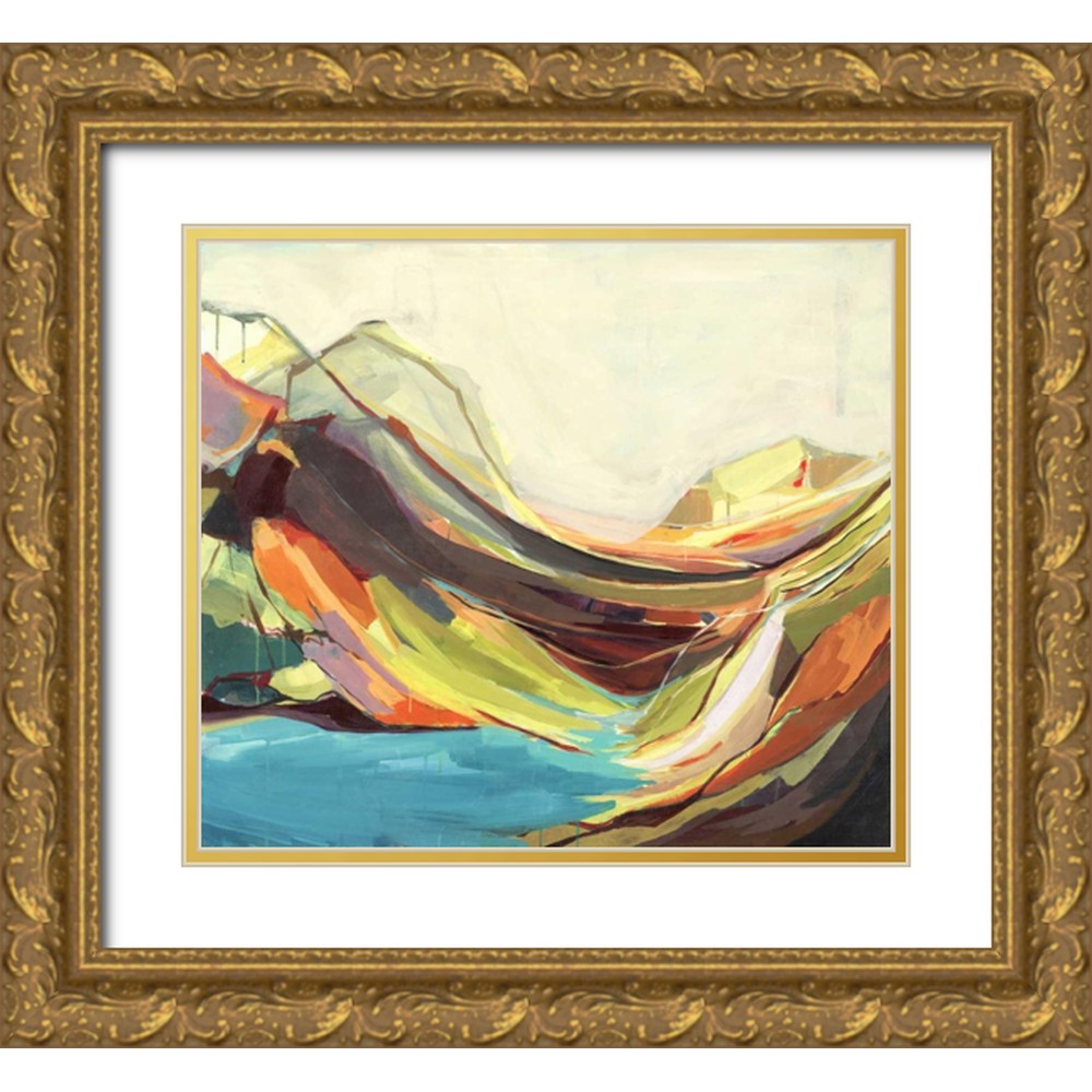 Hawkins, Amanda K. 29x26 Gold Ornate Wood Framed with Double Matting ...