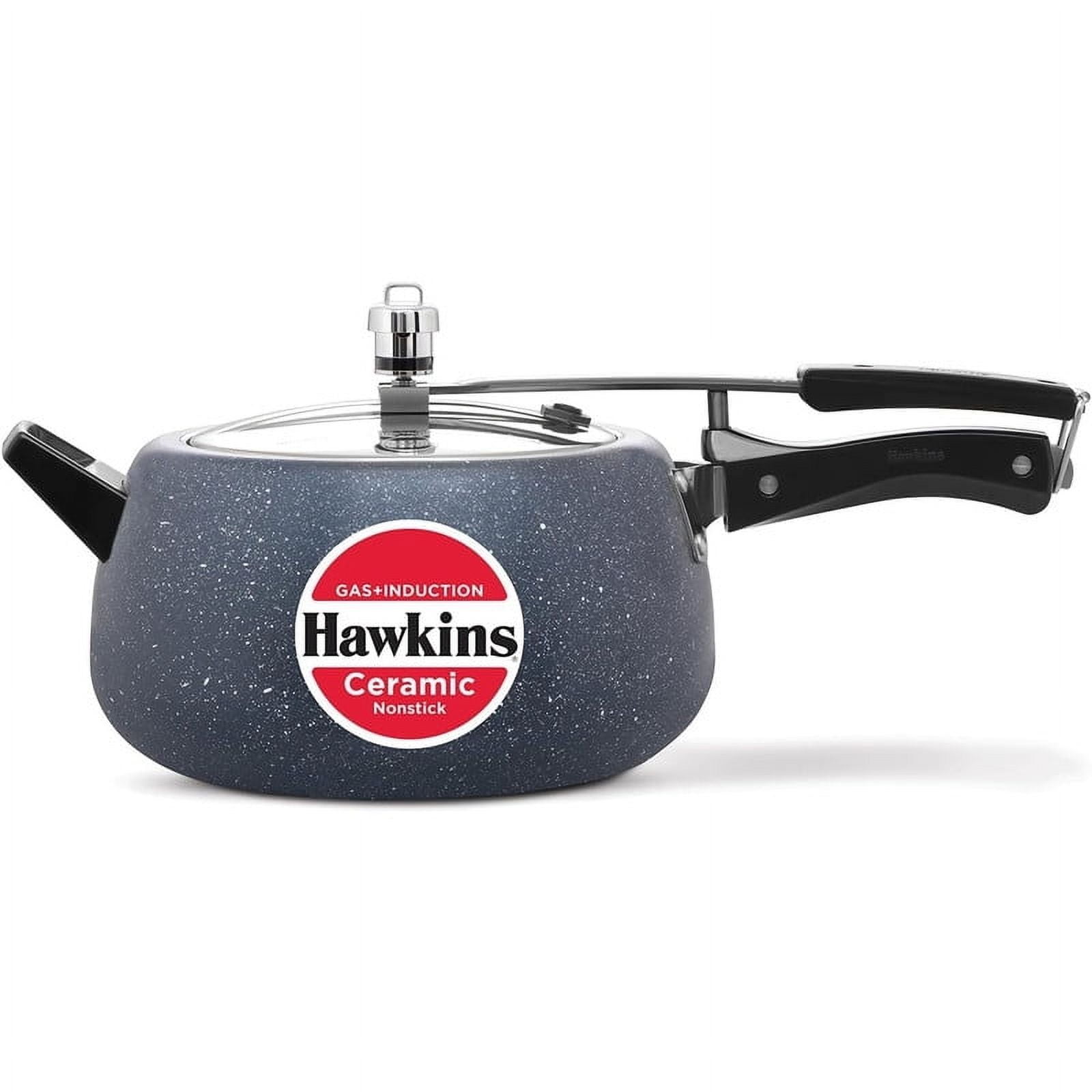 Hawkins Ceramic Nonstick 5.3 Quart Pressure Cooker, Granite - Walmart.com