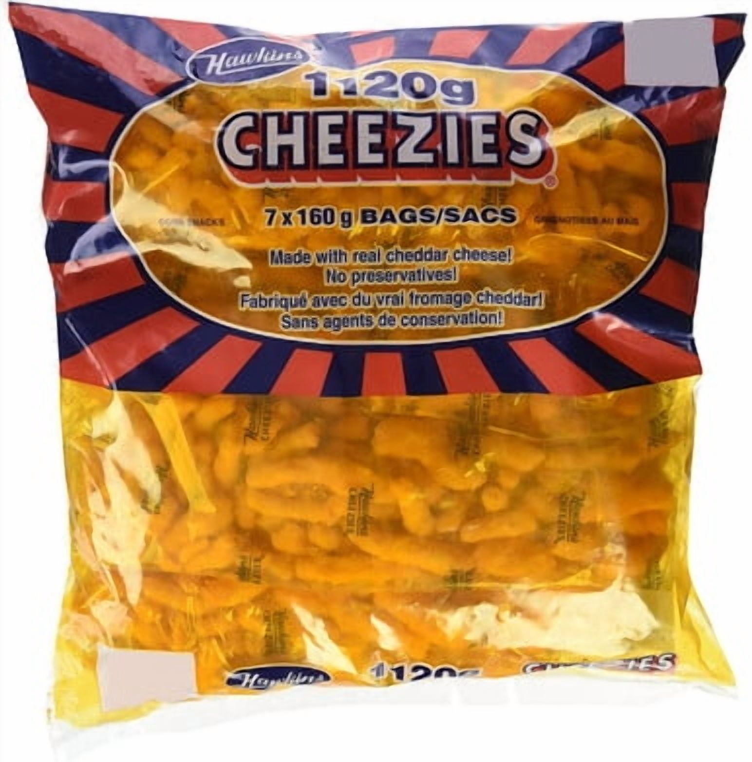 Hawkins Cheezies, 1120 Grams/39.5 Ounces - 7x160 gram Bags - Walmart.com
