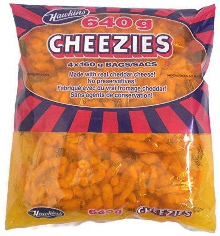 Hawkins Cheezies, 4 x 160g/5.6 oz., Bags - Walmart.com