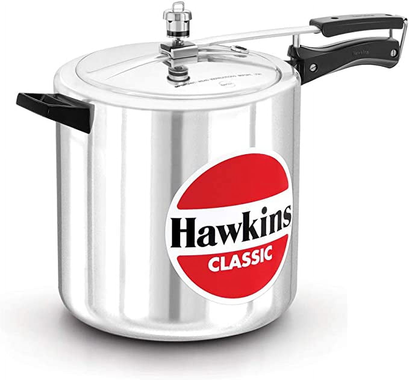 Hawkins Classic CL12 12 L Aluminum Pressure Cooker, Medium, Silver ...