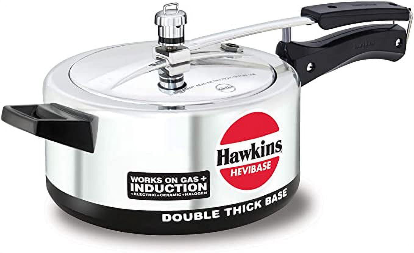 Hawkins Hevibase Pressure Cooker, Aluminum, Silver, 3.5 Liters ...
