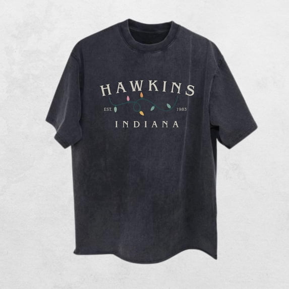 Hawkins Indiana Retro Shirt - Walmart.com