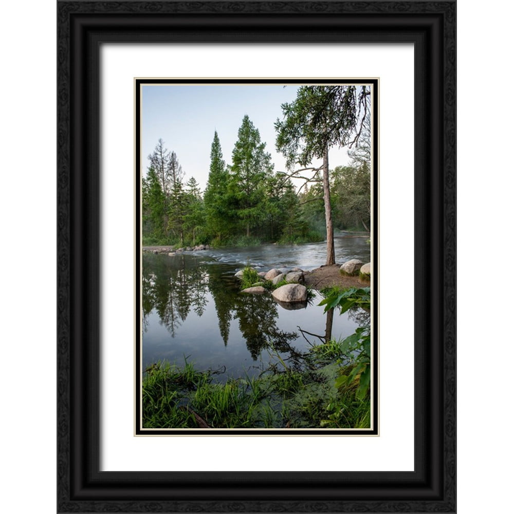 Hawkins, Peter 11x14 Black Ornate Wood Framed with Double Matting Museum Art Print Titled - USA ...