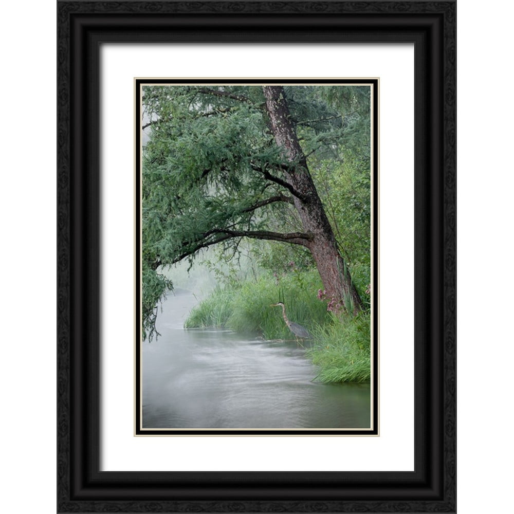 Hawkins, Peter 11x14 Black Ornate Wood Framed with Double Matting Museum Art Print Titled - USA ...