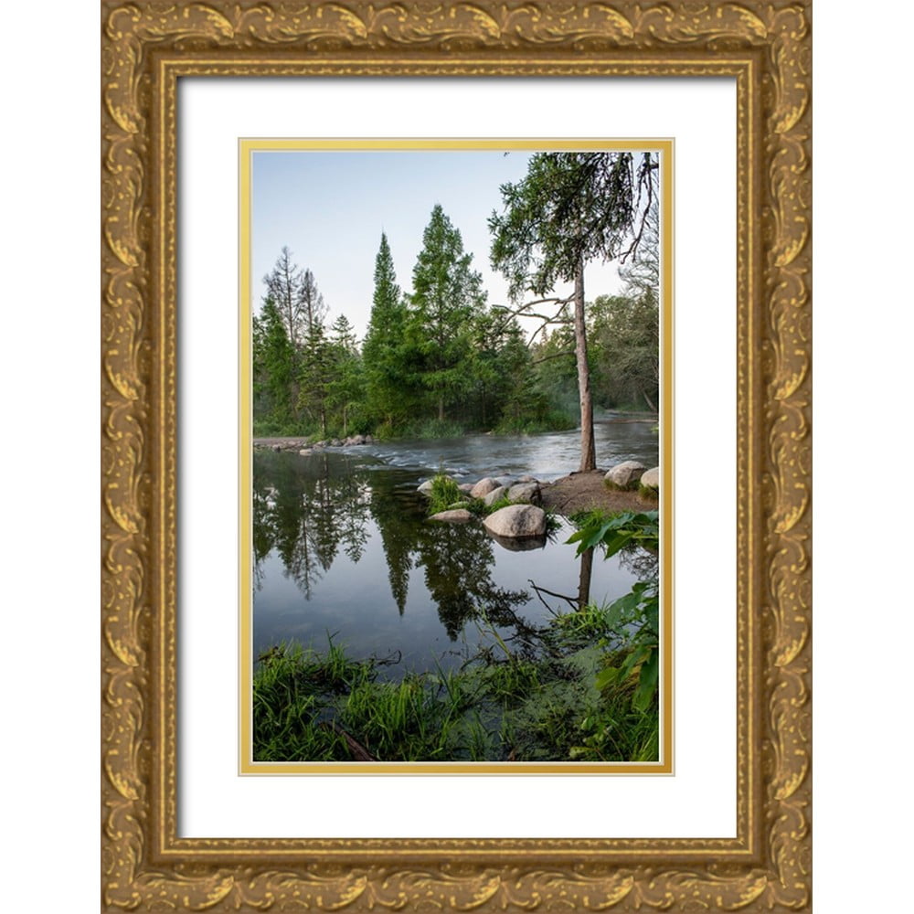 Hawkins, Peter 11x14 Gold Ornate Wood Framed with Double Matting Museum Art Print Titled - USA ...