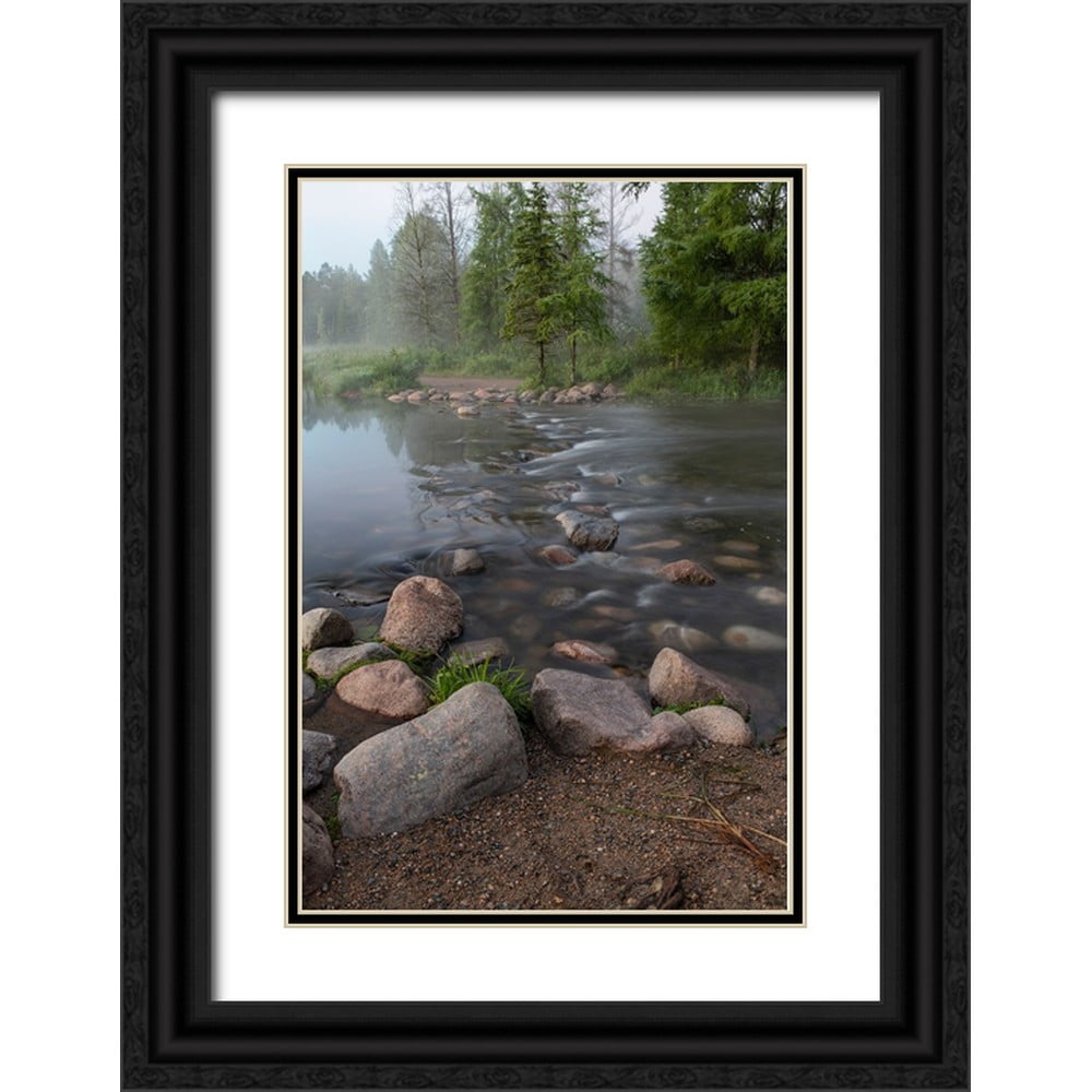 Hawkins, Peter 13x18 Black Ornate Wood Framed with Double Matting Museum Art Print Titled - USA ...