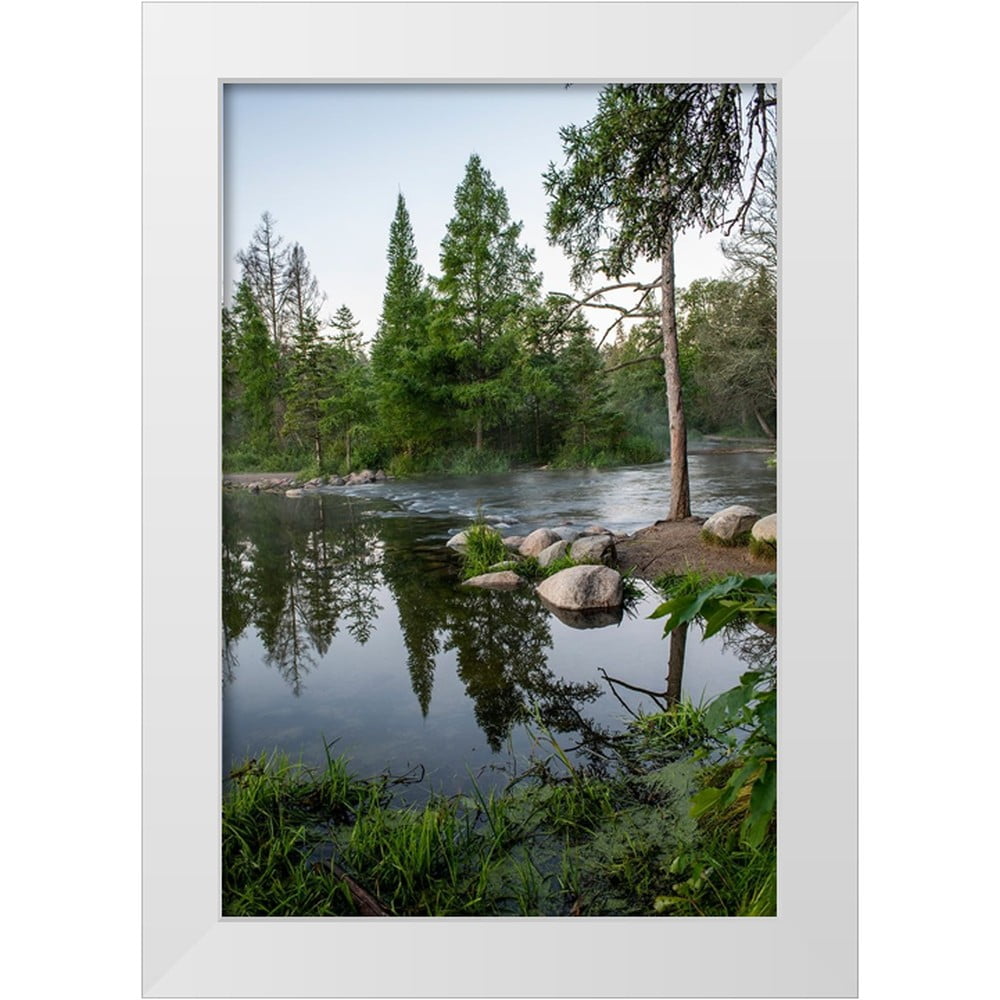 Hawkins, Peter 13x18 White Modern Wood Framed Museum Art Print Titled ...