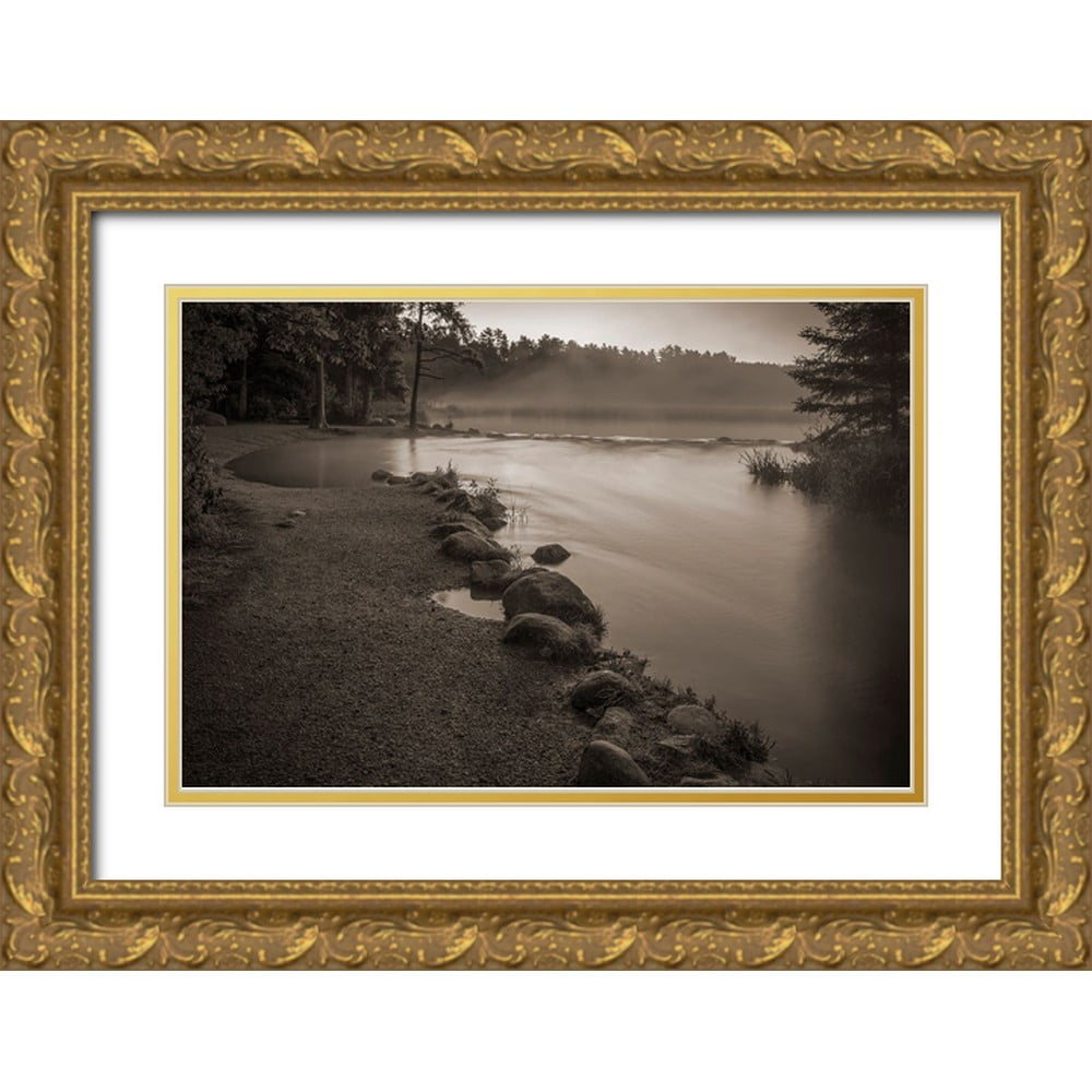 Hawkins, Peter 14x11 Gold Ornate Wood Framed with Double Matting Museum ...