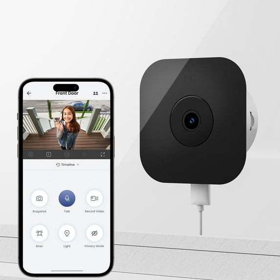 Hawkray 2K 3MP Window Camera - 2.4GHz WiFi Indoor Cameras for Home ...