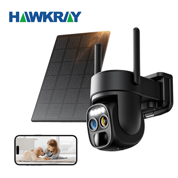 Hawkray Security Camera with Spotlight - 5G/2.4G WIFI,IP66 Waterproof ...
