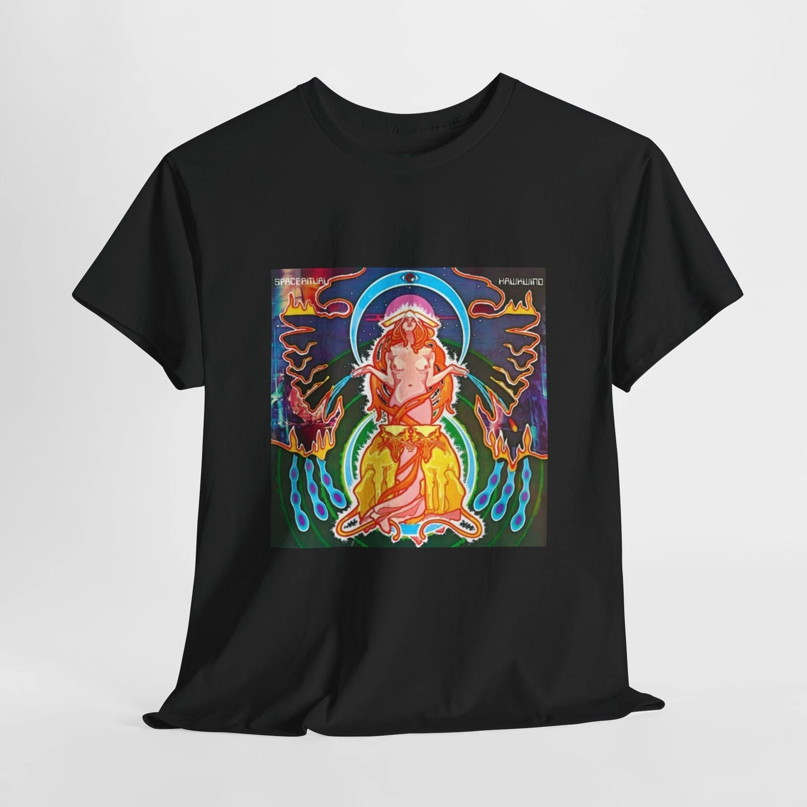 Hawkwind Space Ritual T-Shirt Psychedelic Space Rock Music Album Cover ...