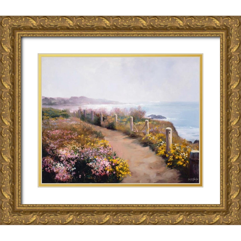 Hawley, Carolyne 14x12 Gold Ornate Wood Framed with Double Matting ...