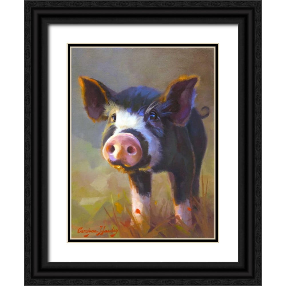 Hawley, Carolyne 15x18 Black Ornate Wood Framed with Double Matting ...