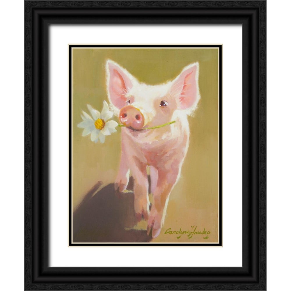 Hawley, Carolyne 19x24 Black Ornate Wood Framed with Double Matting ...